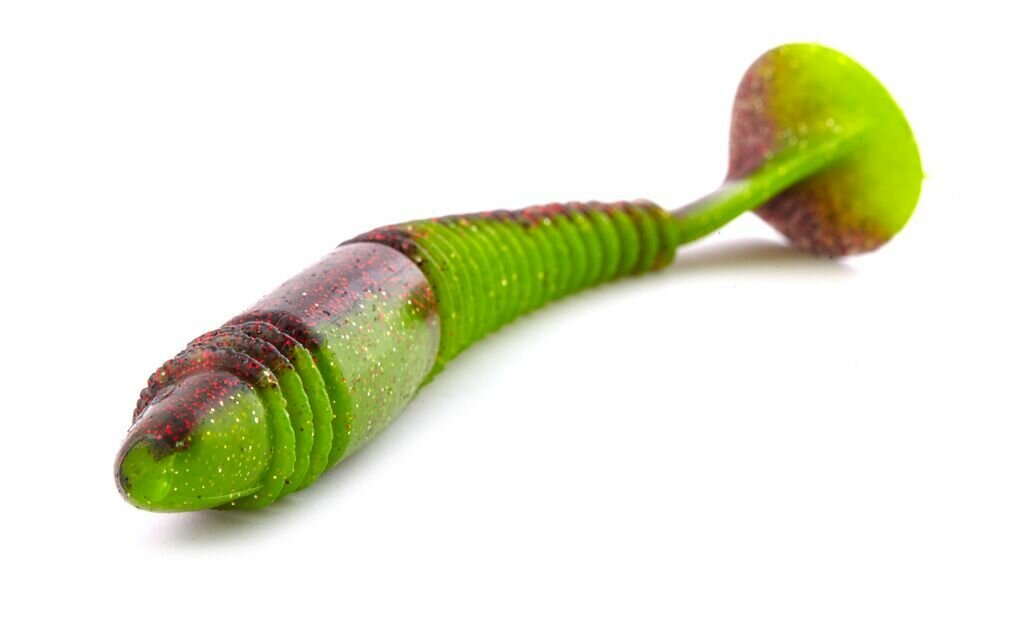 Приманки рыболовные силиконовые виброхвосты съедобные lucky john Pro Series TIOGA FAT 3.9in (10.00)/T44 5шт. набор снастей для зимней и летней рыбалки резиновые рыбки, искусственные наживки