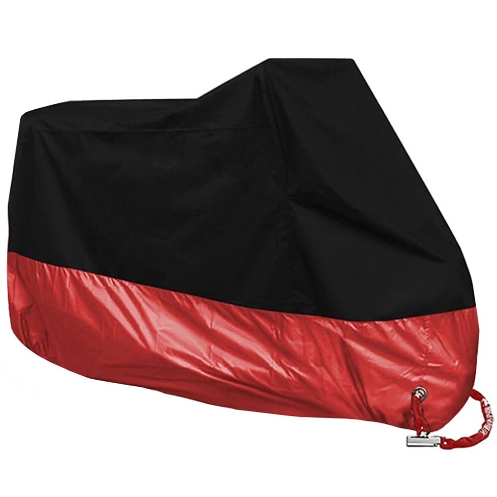 Новый чехол для мотоцикла, велосипед, водонепроницаемый, пылезащитный, УФ-защитный, уличный, скутер, мотоцикл, всесезонный дождевик Красный, 4XL, MCZ001 red
