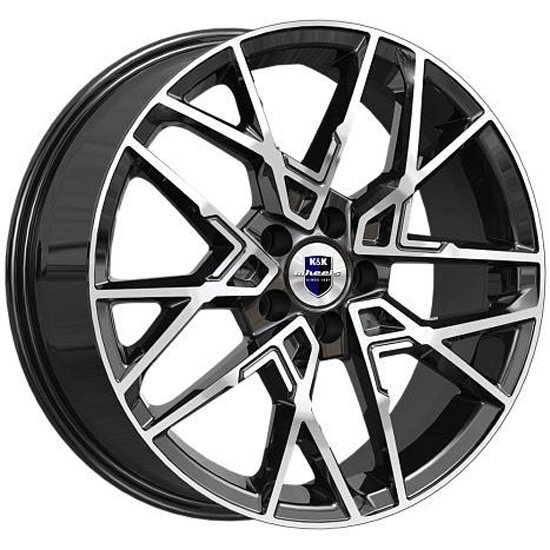 Диск K&k Вудроф (КС1044) 7x18 5/108 ET41 D59.6 алмаз чёрный (Арт.83581)