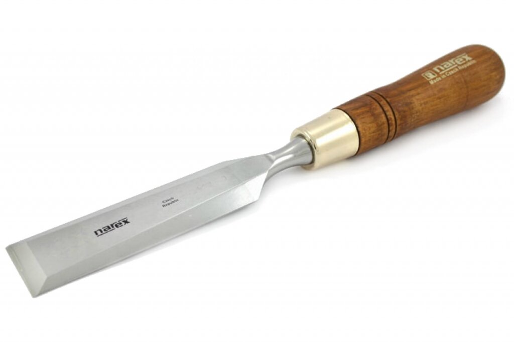 Плоская стамеска с ручкой NAREX WOOD LINE PLUS 32 мм 811682