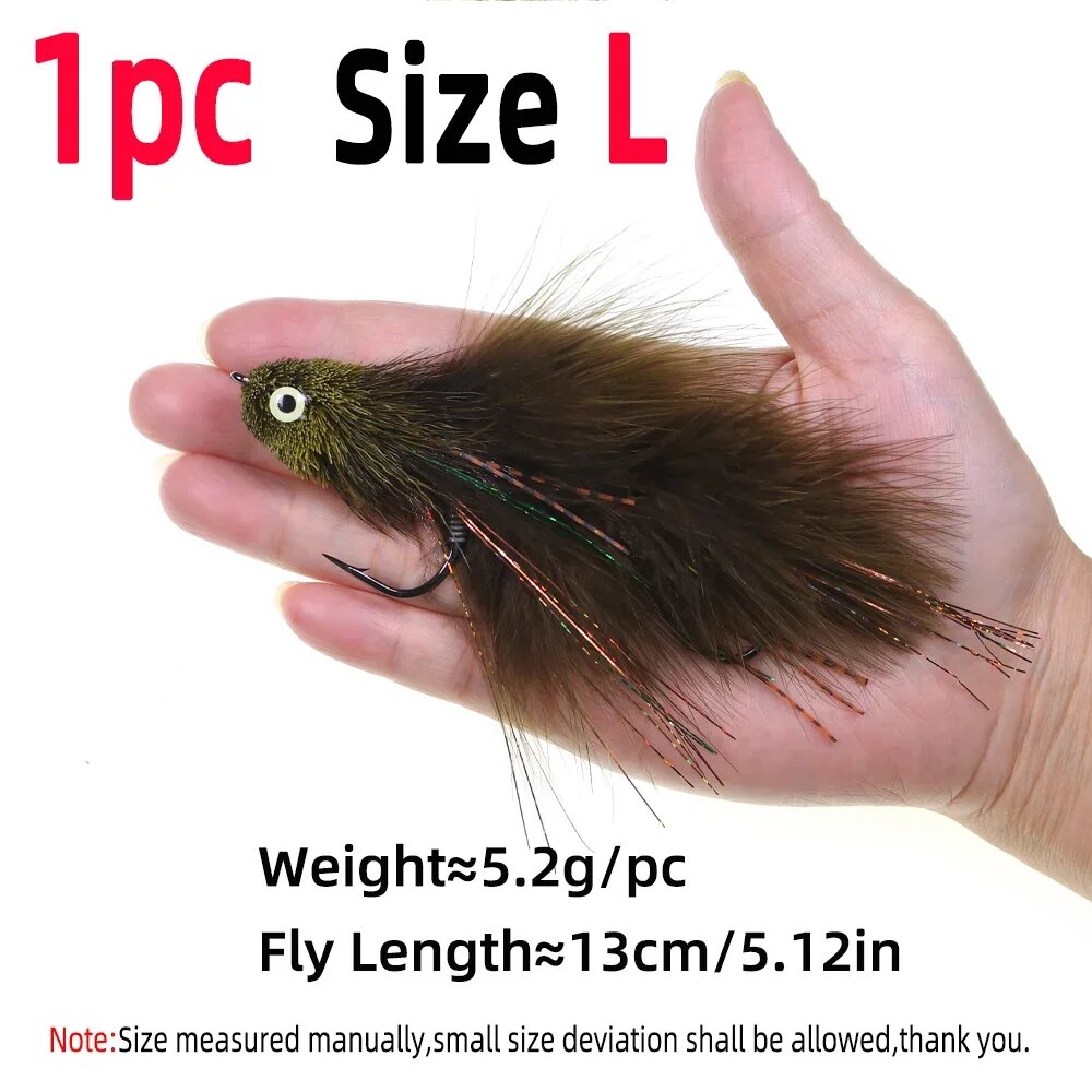 Wifreo шарнирные стримеры для морской рыбалки 1pc Size L