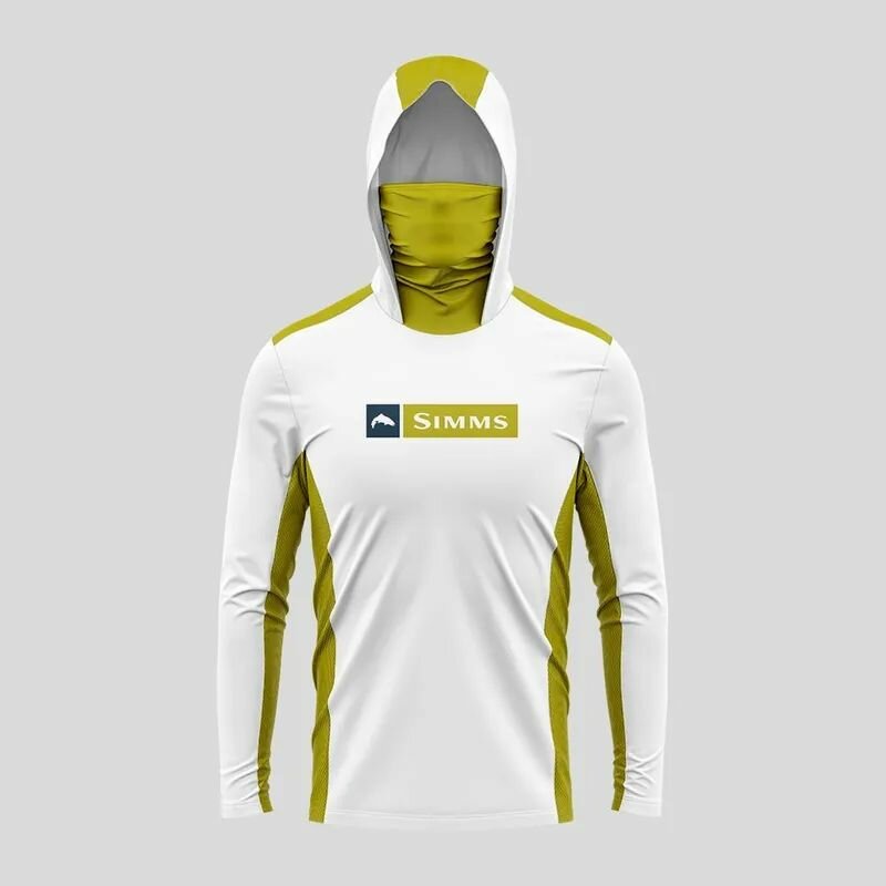 SIMMS толстовка с длинным рукавом, футболка, защита от солнца, рыболовный костюм