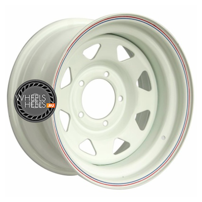 Off-Road Wheels УАЗ (треуг. мелкий) 15x7 5x139.7 et0 dia110 Белый