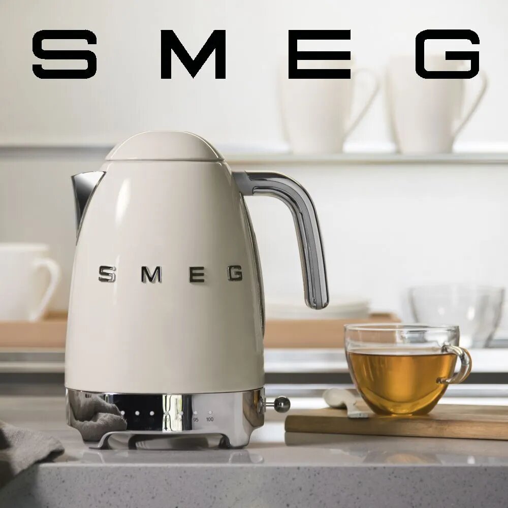 Smeg Электрический чайник KLF04CREU, кремовый
