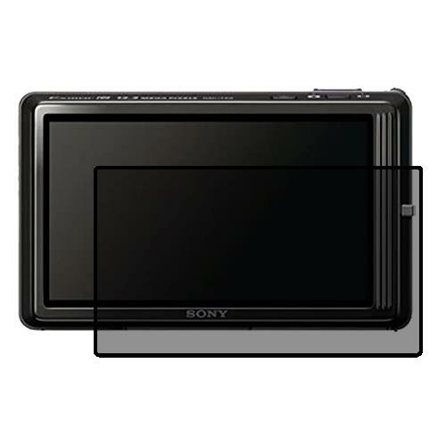 Скрин Мобайл защитный экран для фотоаппарата Sony Cyber-shot DSC-TX9 из нано стекло 9H приватное