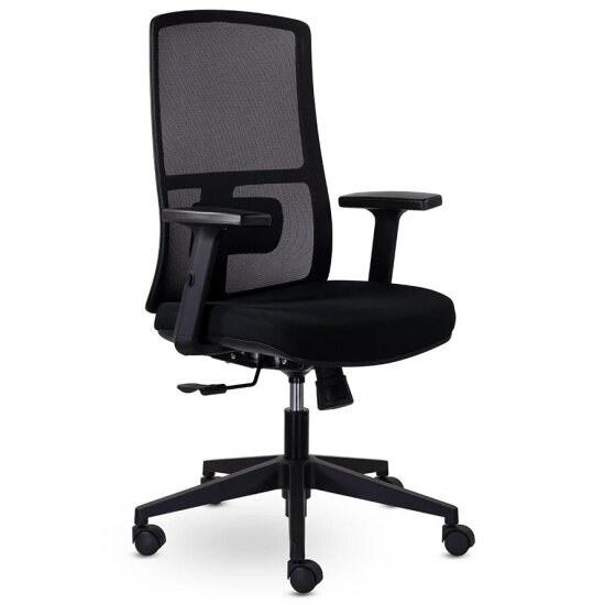 Кресло офисное Utfc Оптима М-901 черный пластик (черный)