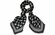 Шарф Alexander McQueen для мужчин, one size, черный