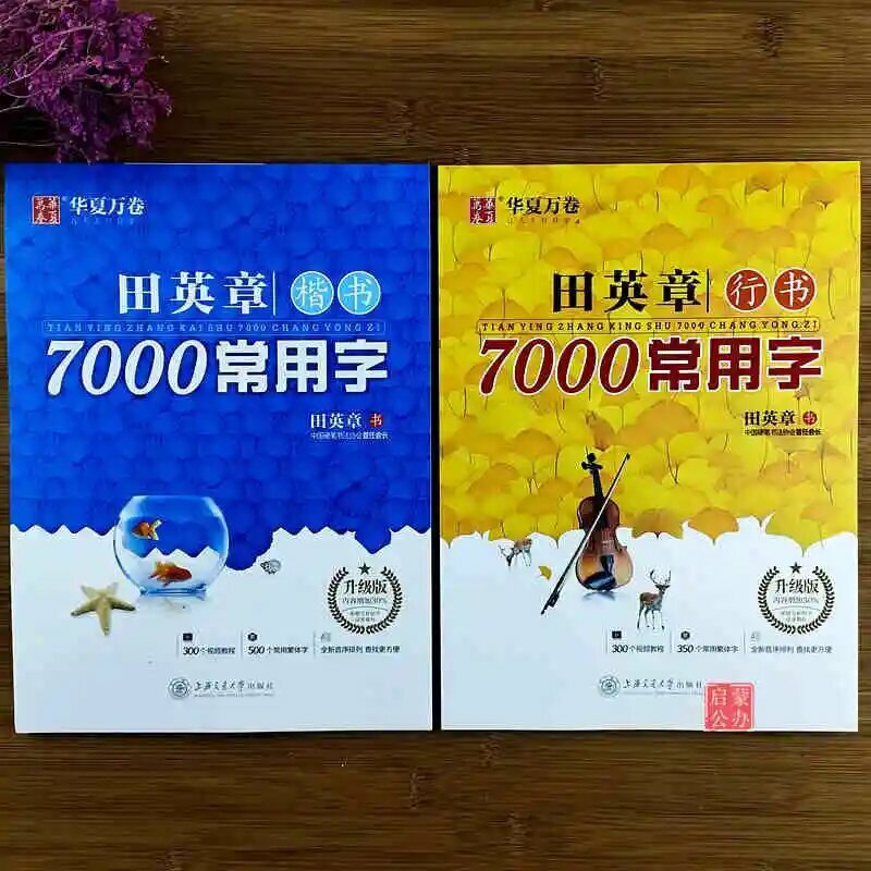 Китайская тетрадь для письма Kai Shu Xing Shu 7000