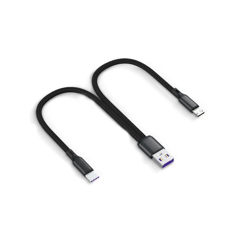 5A Быстрая зарядка Двойной порт Type-C Разветвитель Зарядный кабель Питаемый шнур для устройств Питание для устройств Type-C Micro-USB