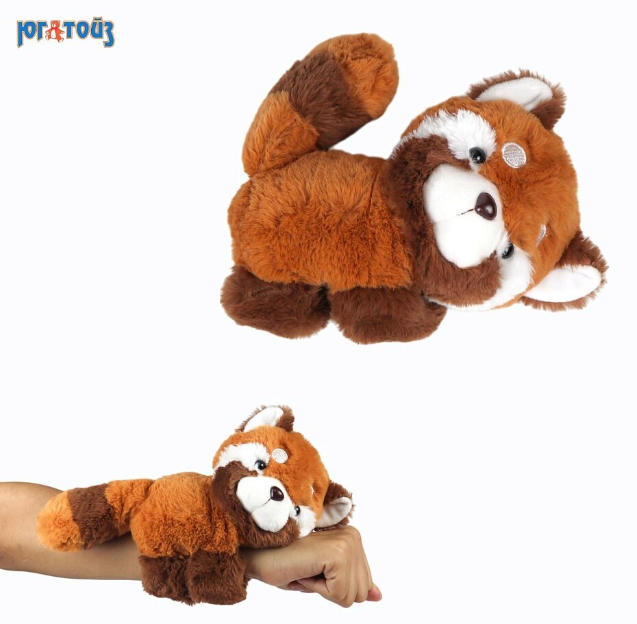 Мягкая игрушка, Браслет на руку "Красная панда"