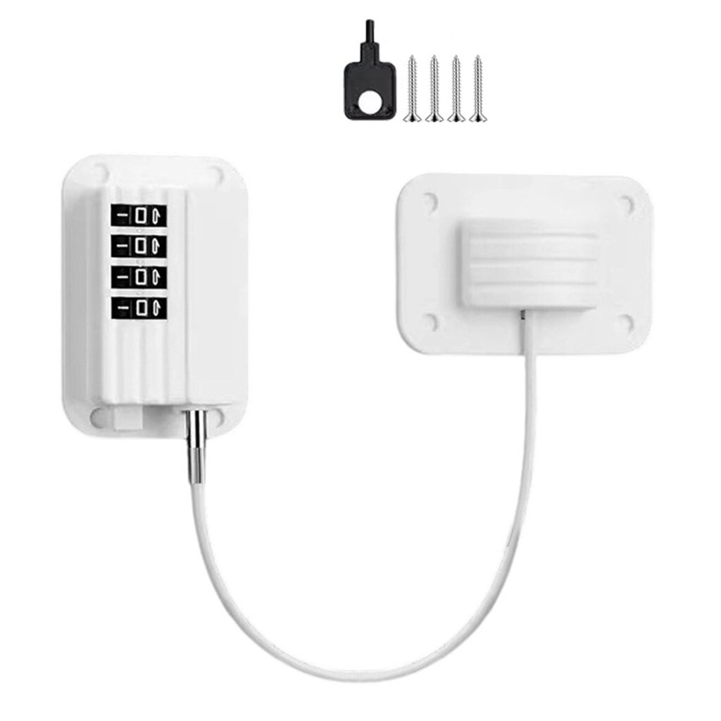 Замок дверцы холодильника с паролем Цифровой замок холодильника Защитный замок для шкафов и выдвижных ящиков