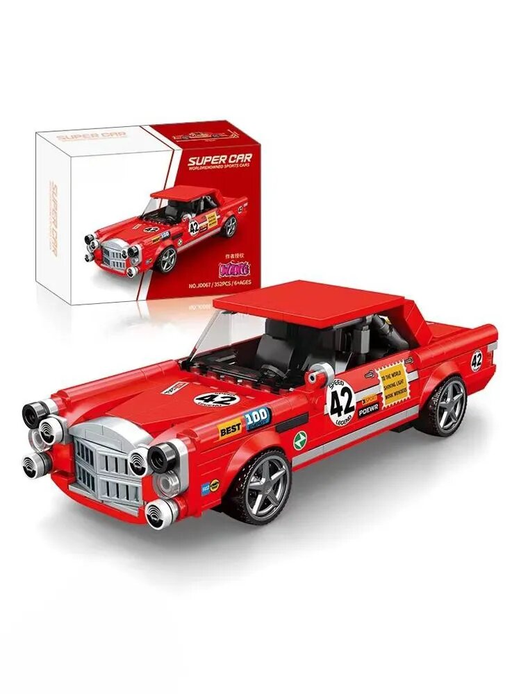 Конструктор KEEP MY SPECIALY JD067 "Mercedes-Benz 300SEL AMG" Подарки для мальчиков и девочек, 352 деталей