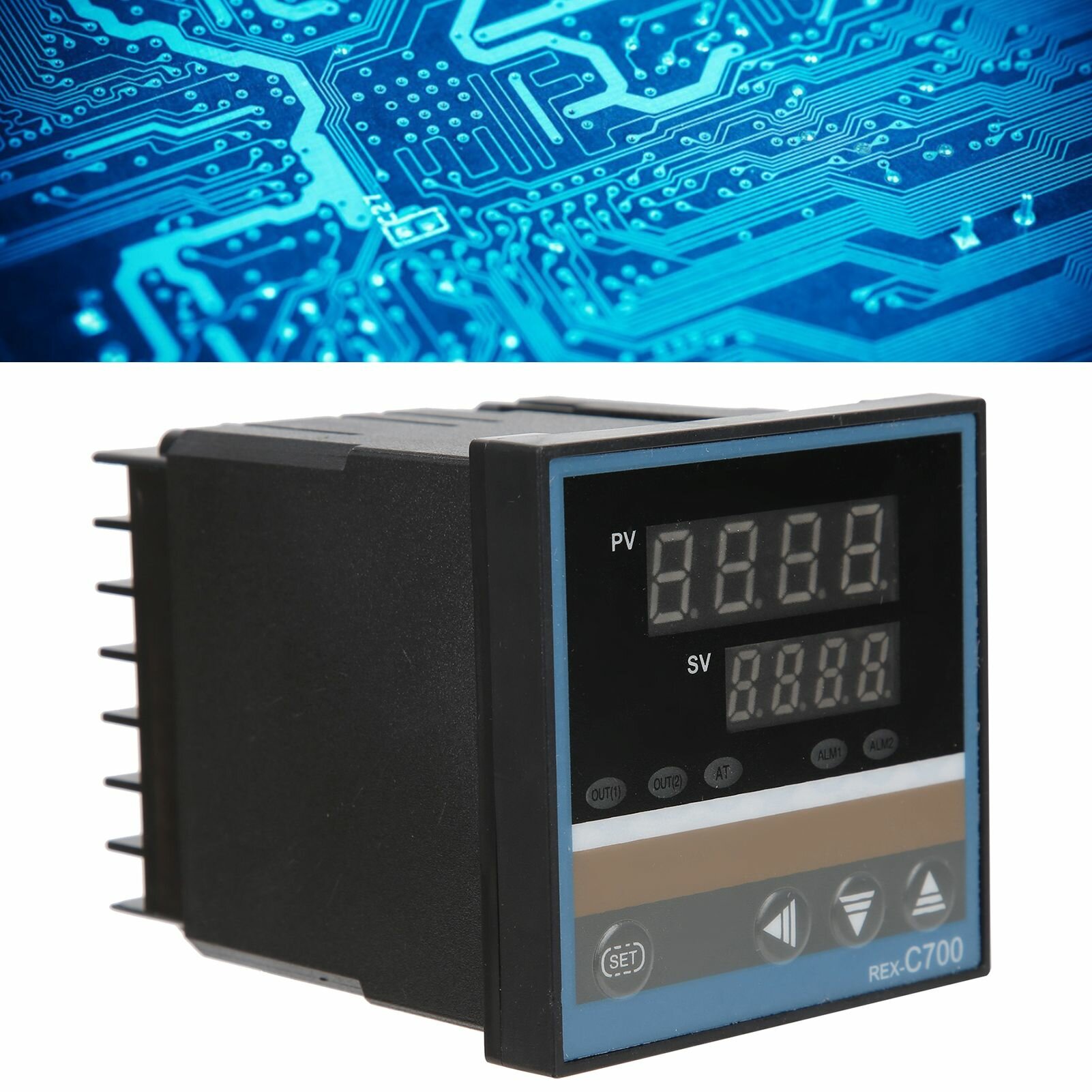 BERM ПИД-термостат с цифровым дисплеем, регулятор температуры, переключатель 220 В REX-C700FK02-M x DA