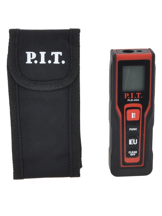 Лазерный дальномер PLD-40A (дальность 40м, авто откл, время измерения 0,1-3с, питание ААА)
