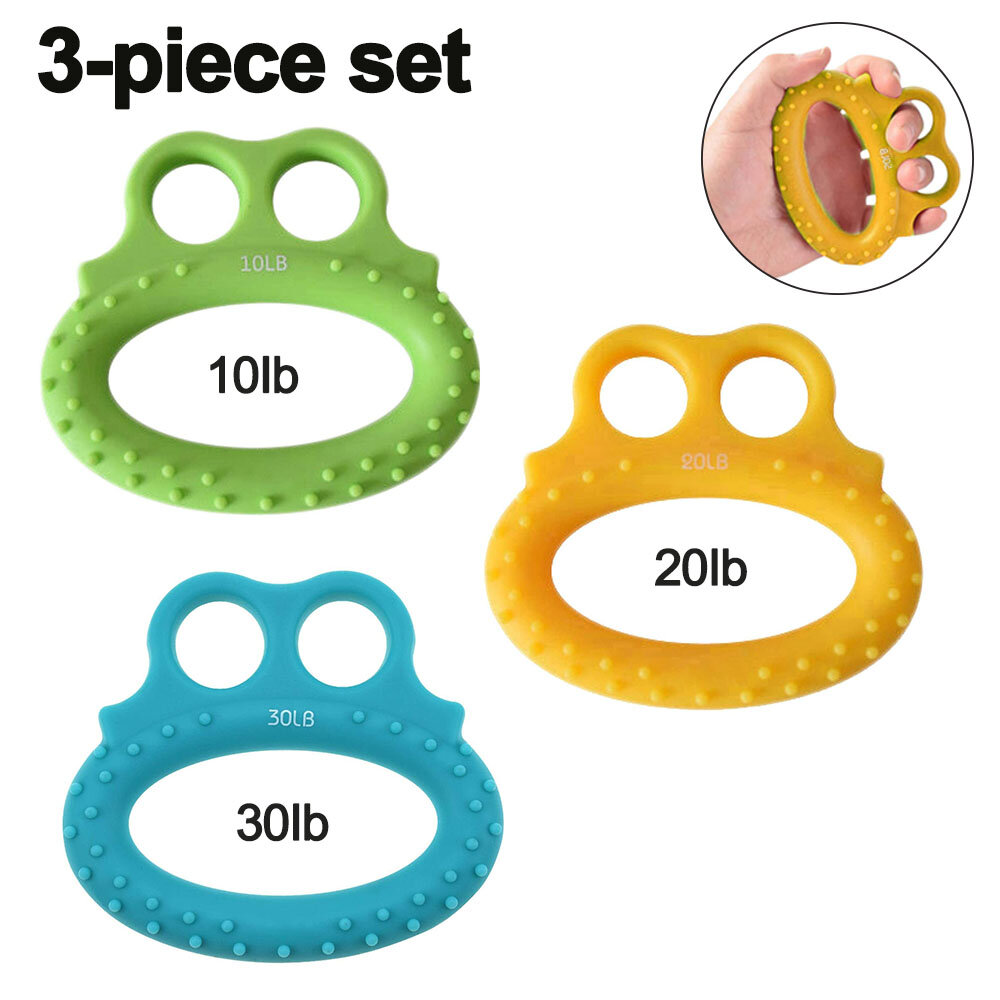 Тренажер для кистей рук, силиконовый, сжимающий, тренажер для пальцев, тренажер для кистей рук для укрепления мышц