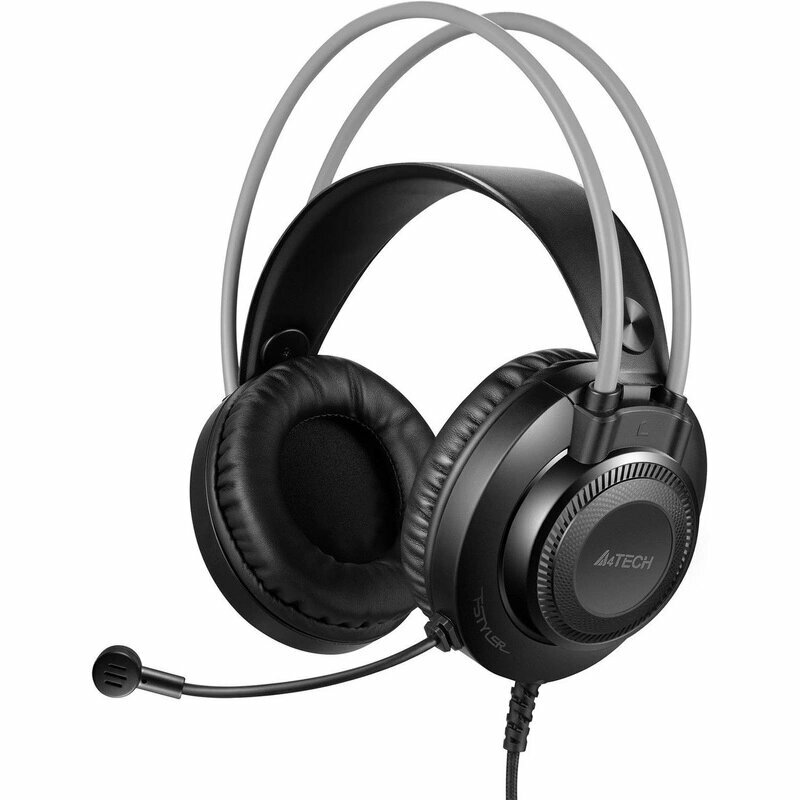 Гарнитура проводная A4Tech Fstyler FH200U серый