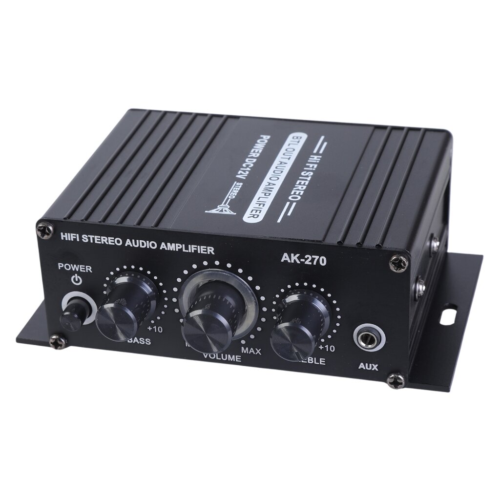 Усилитель Мощности 20 Вт + 20 Вт Домашний Стерео Hi-Fi Стерео Цифровой 2-Канальный Интегрированный Пассивный Усилитель Динамика