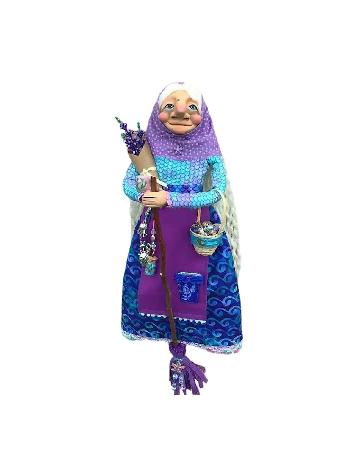 Кукла Кухонной Ведьмы ручной работы, Кукла Ведьмы на Двери, Кукла-Ведьма, Талисман для Домашнего декора, Кукла-Ведьма для кухни, Летающие Фигурки Ведьм на метлах (Красные)