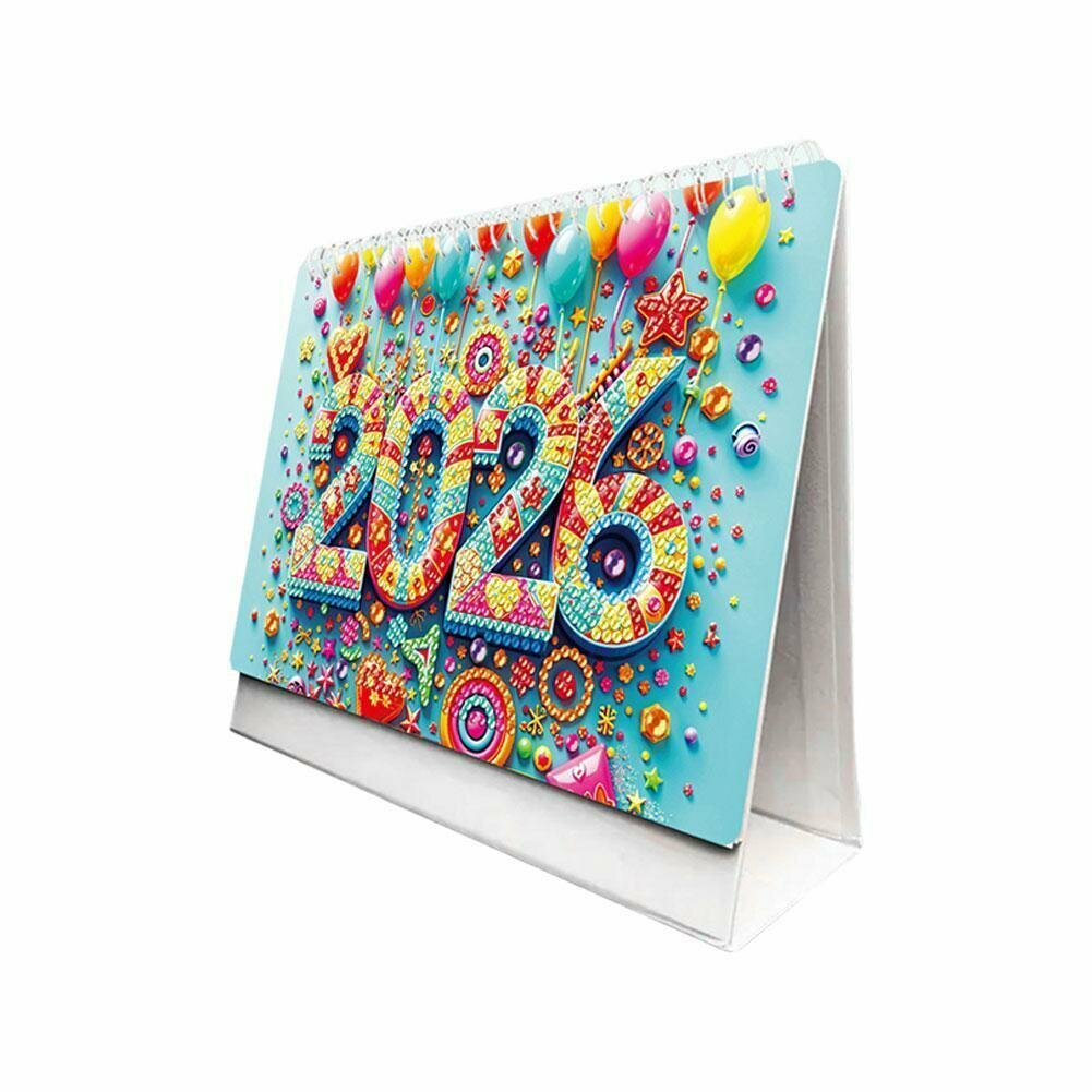 Календарь с алмазной вышивкой, DIY набор 12 шт, календарь с детскими мультипликационными персонажами