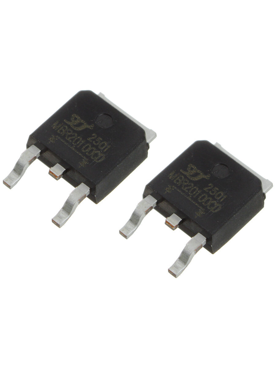 Диод Шоттки SMD 20А 100В (упаковка 2шт) MBR20100CD TO-252 YJ
