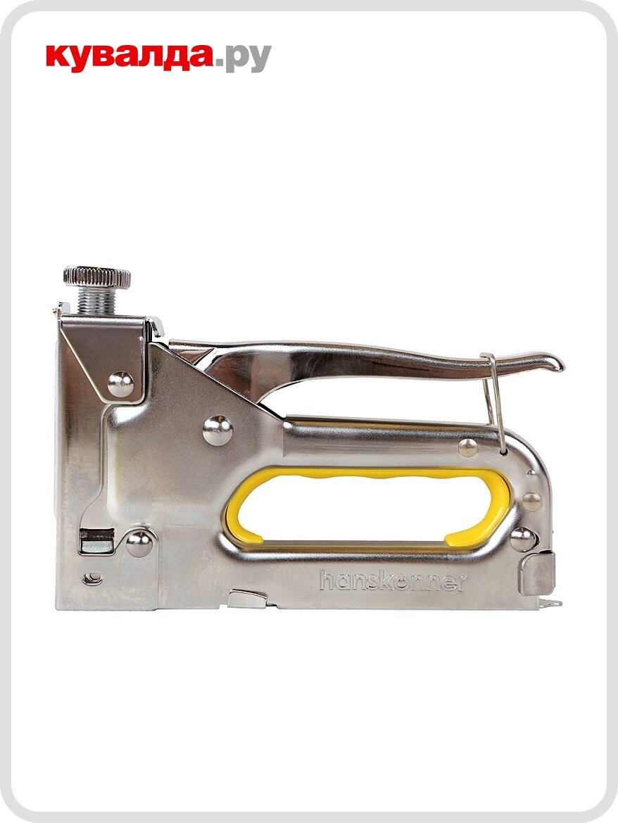 Скобозабиватель ручной HANSKONNER HK1071-01-06 регулируемый, для 53(4-14 мм)
