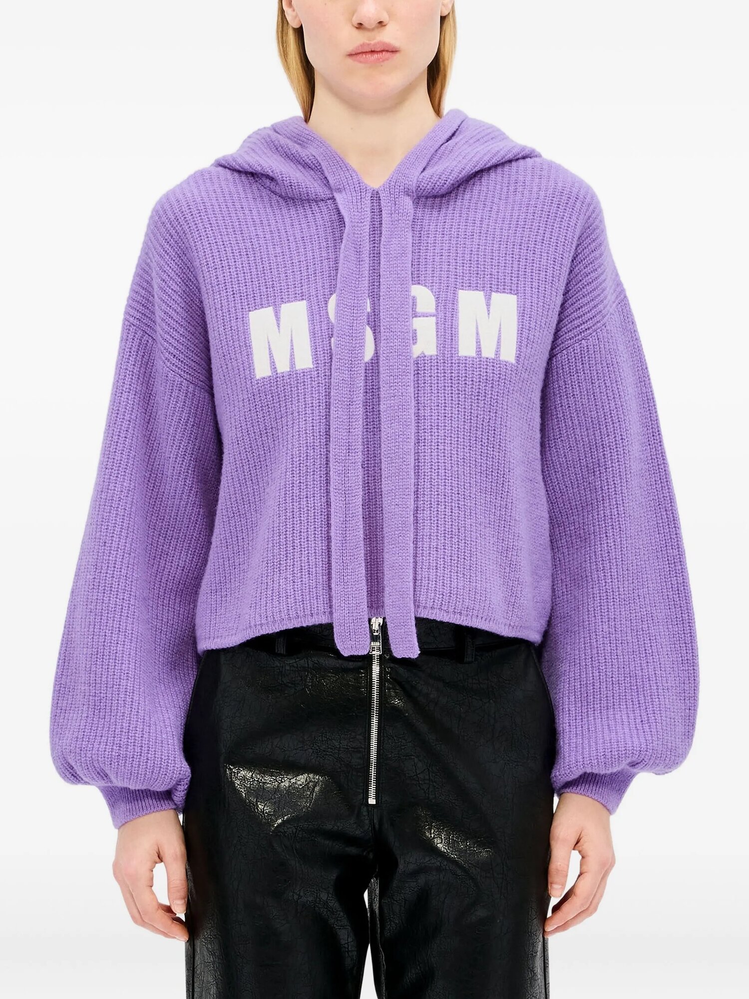 Худи MSGM, размер M, , фиолетовый — фото 1