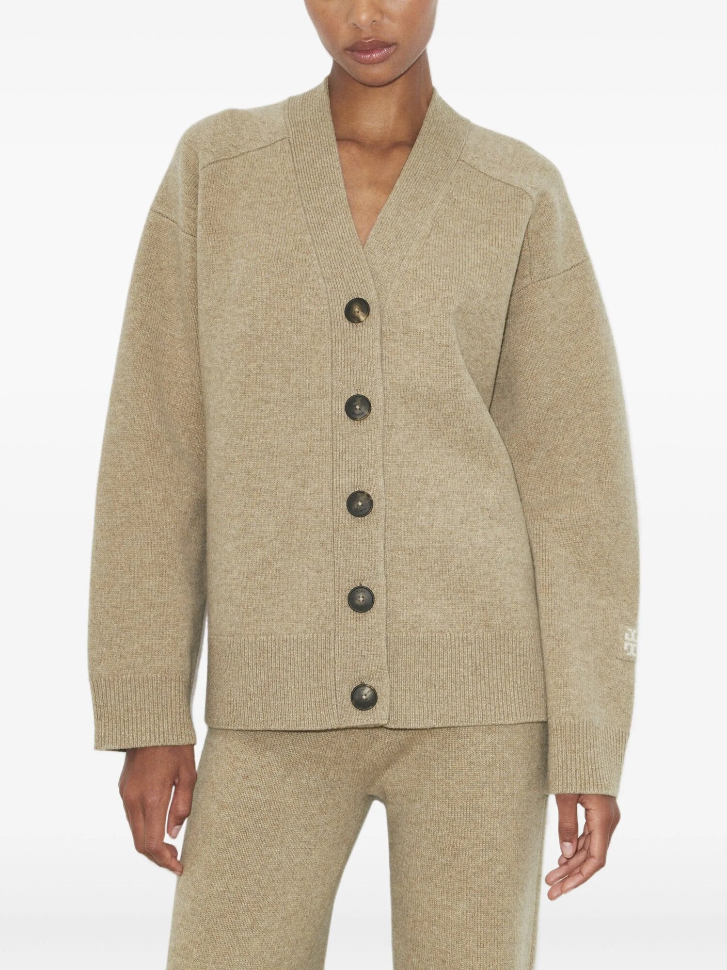 Кардиган Tory Burch Button cardigan, размер S, разноцветный — фото 1