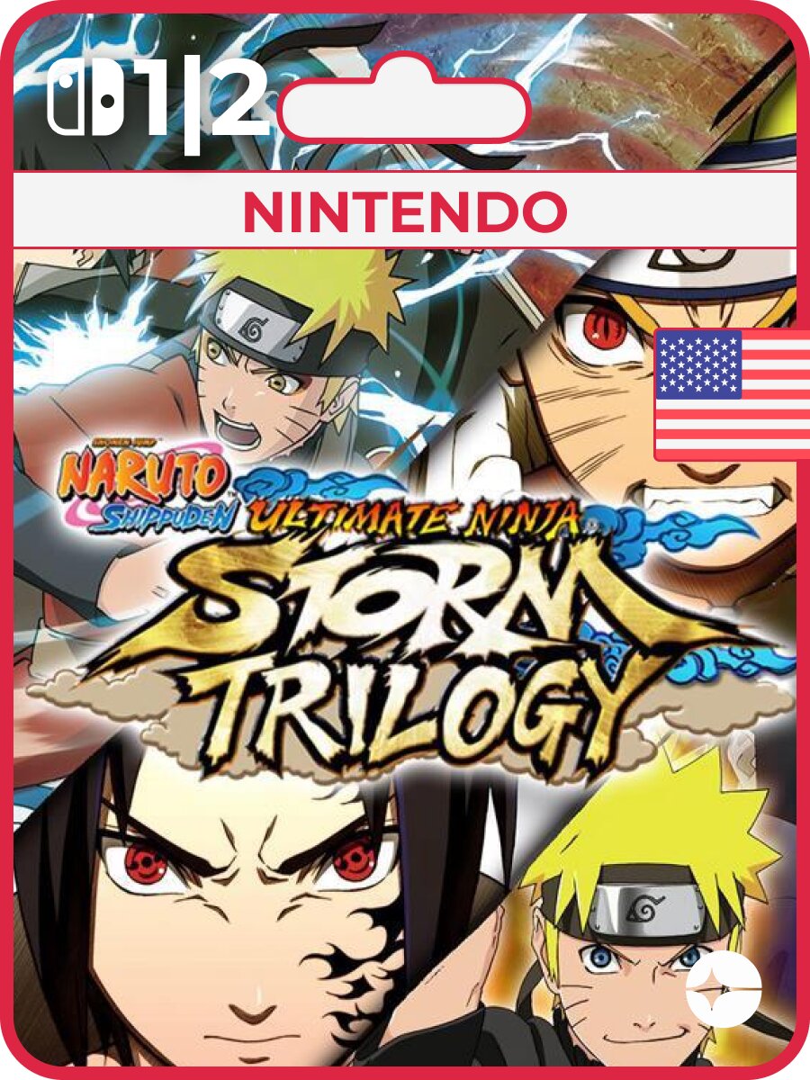 NARUTO SHIPPUDEN: Ultimate Ninja Storm Trilogy (3в1) для Nintendo Switch 1&2 [Цифровая версия, США]