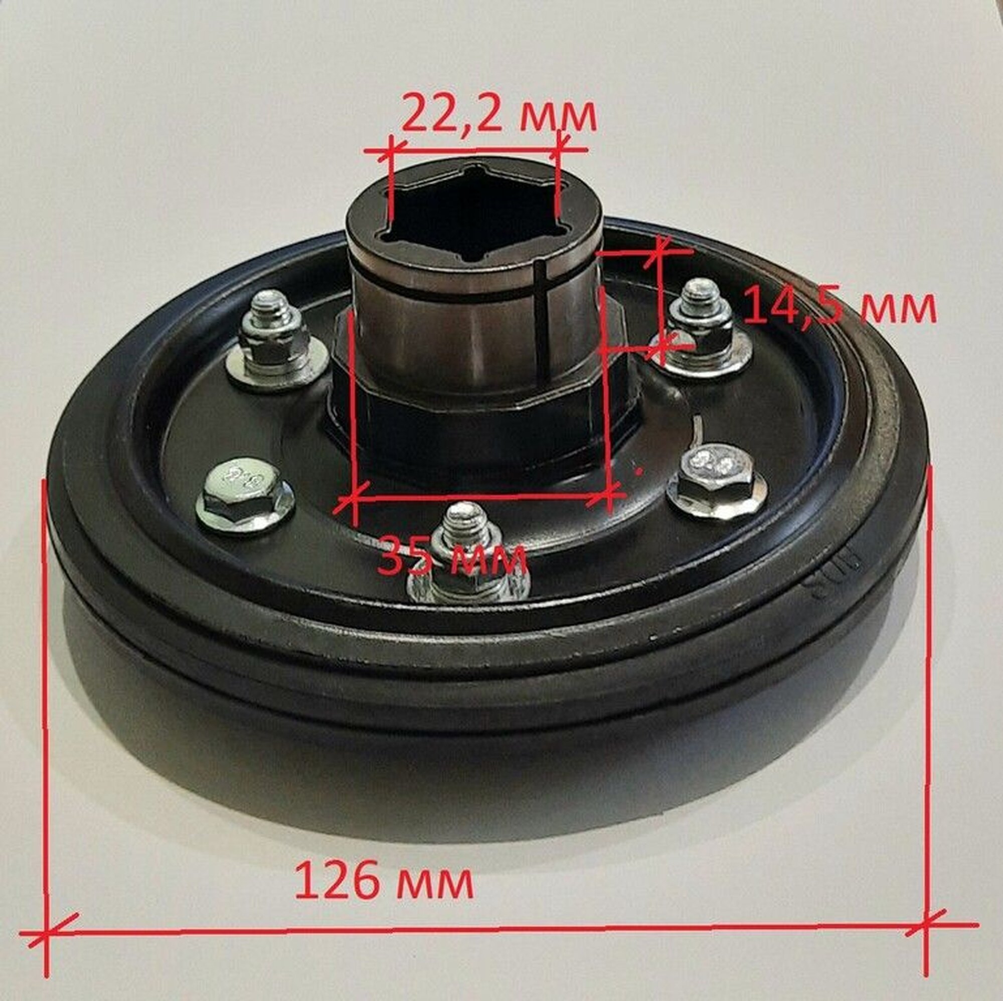 Диск фрикциона в сборе с кольцом для снегоуборщика ST656, ST761E, ST1170E