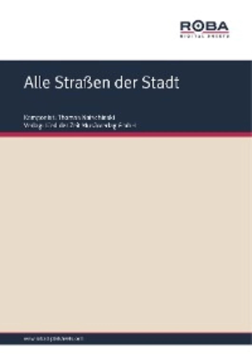 Alle Straßen der Stadt [Цифровая книга]