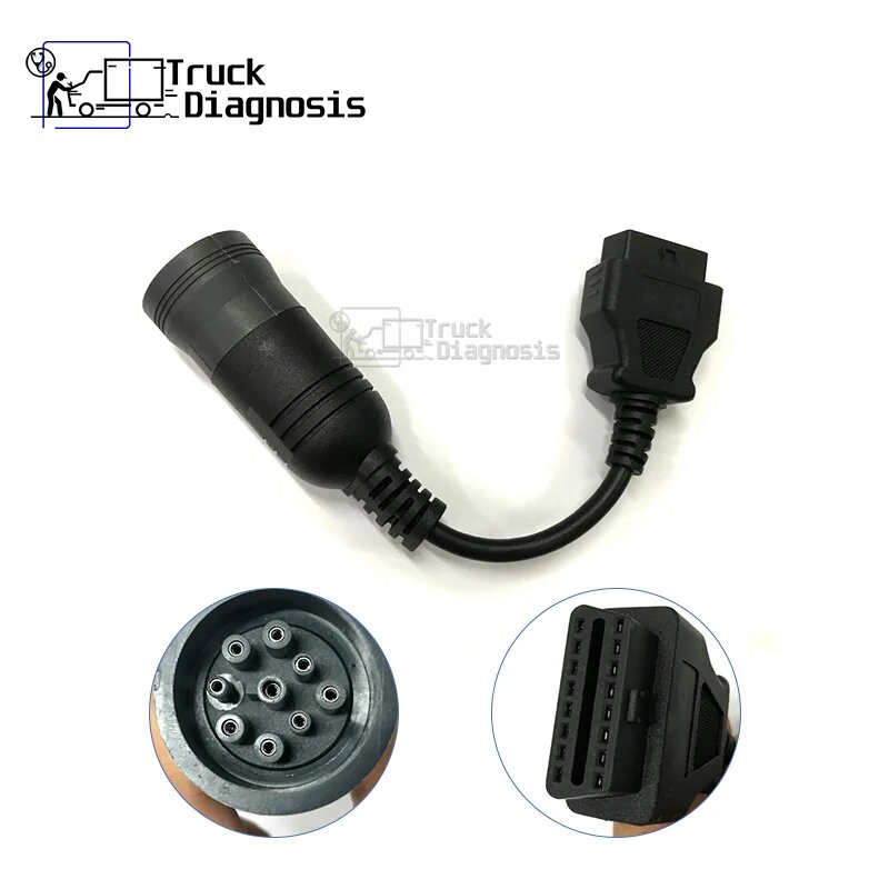 9-контактный диагностический кабель North America mack для Vocom 88890302 диагностический инструмент для грузовиков VOCOM II