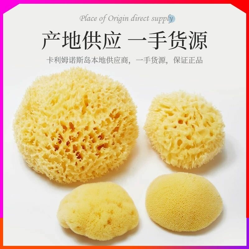 Губка морская натуральная, 13см W-7 Греция