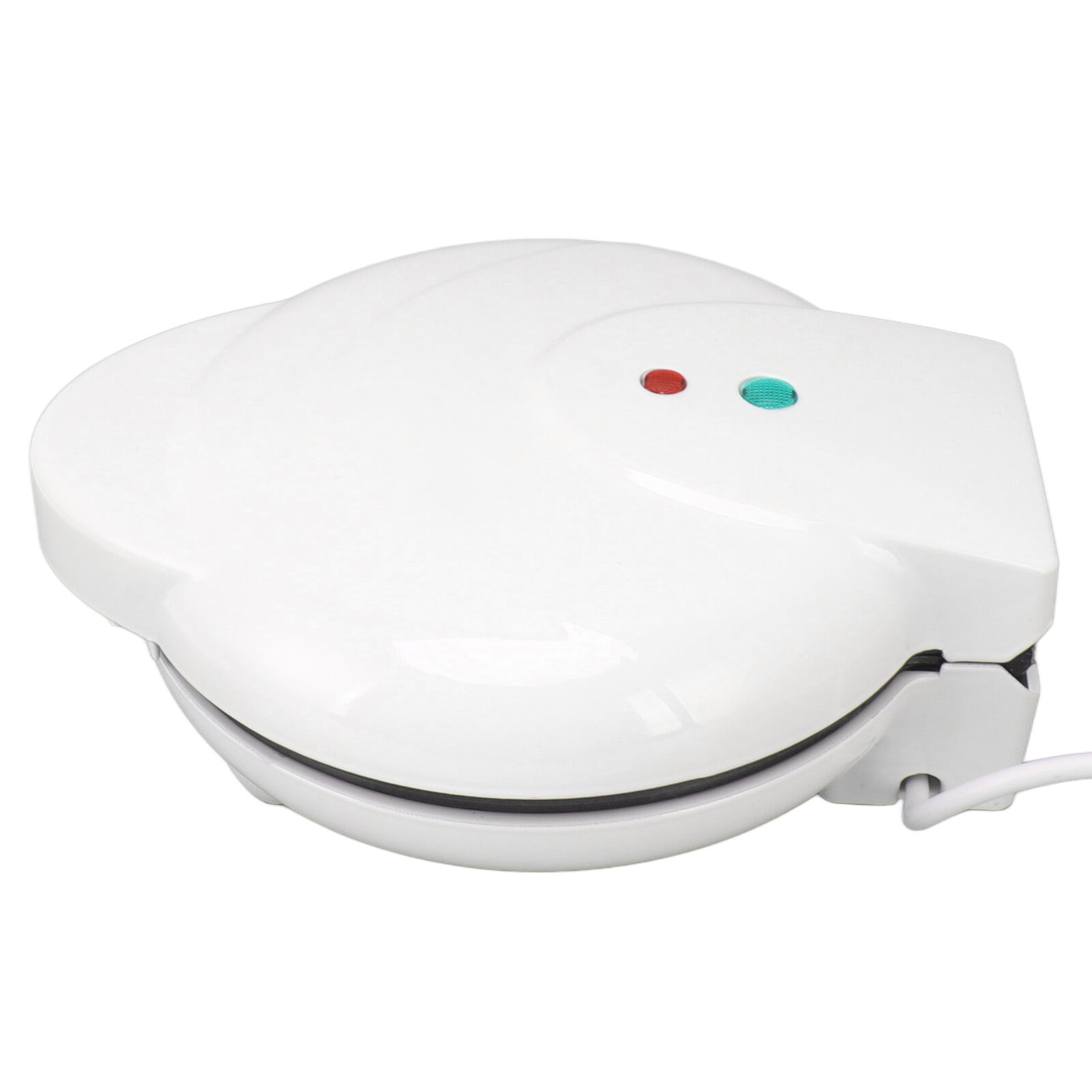 Машина для изготовления пончиков с антипригарным покрытием, противоскользящая белая стильная мини-машина для изготовления пончиков, вилка стандарта США, 110 В