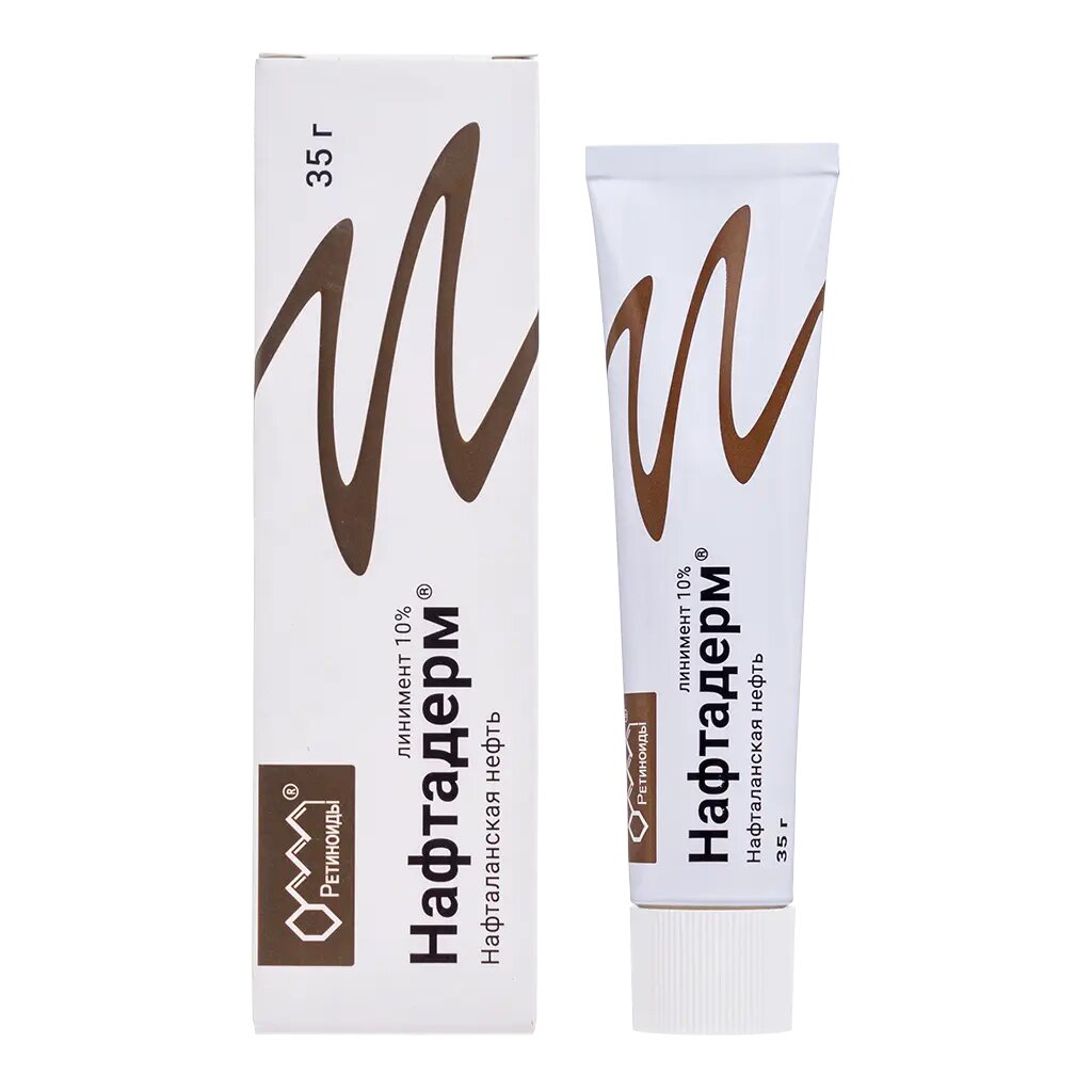 Нафтадерм линимент 10 % 35 г 1 шт