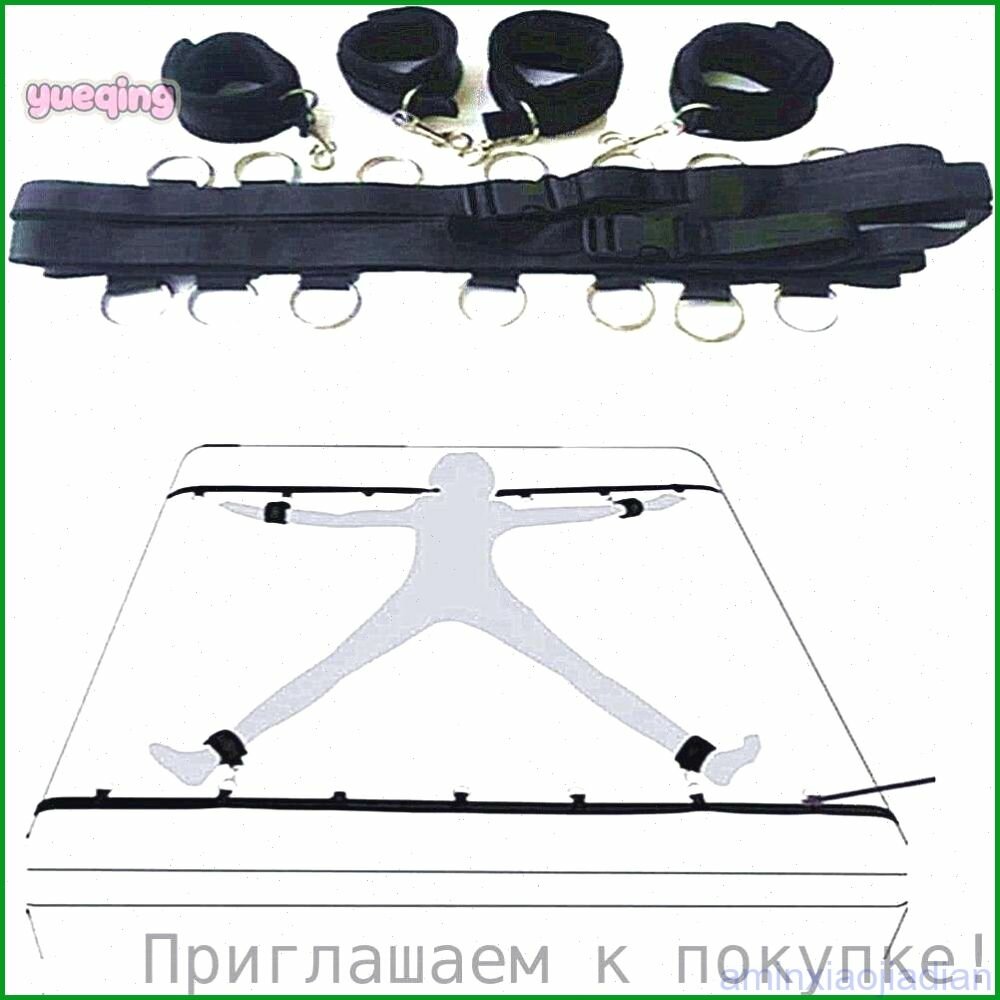 БДСМ кровать с бондажными игрушками Набор из 6 штук
