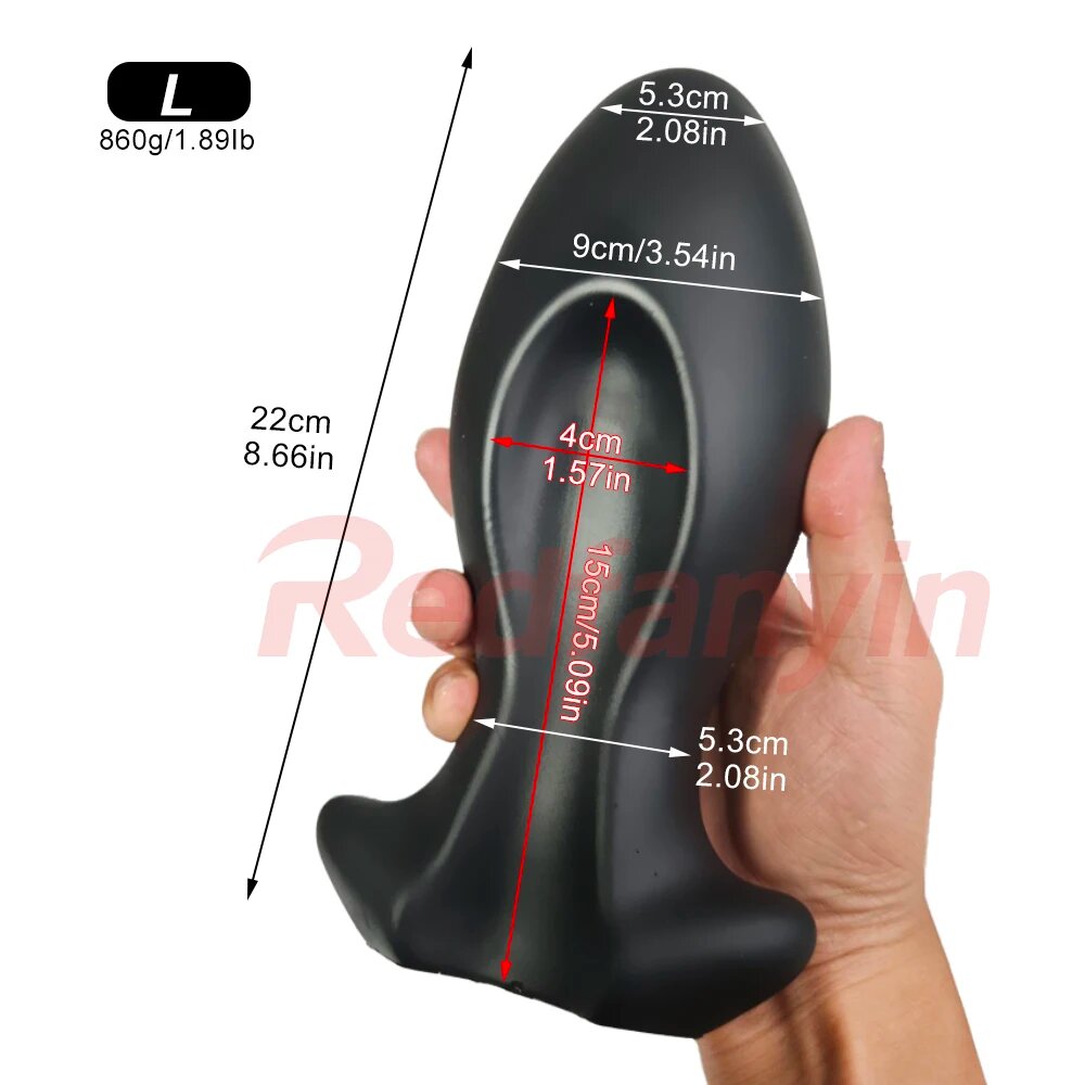 50-90 мм огромные анальные шарики, выдвижное мягкое силиконовое яйцо, анальная пробка 18+, Black L