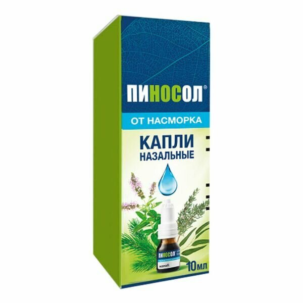 Пиносол капли назальные 10мл
