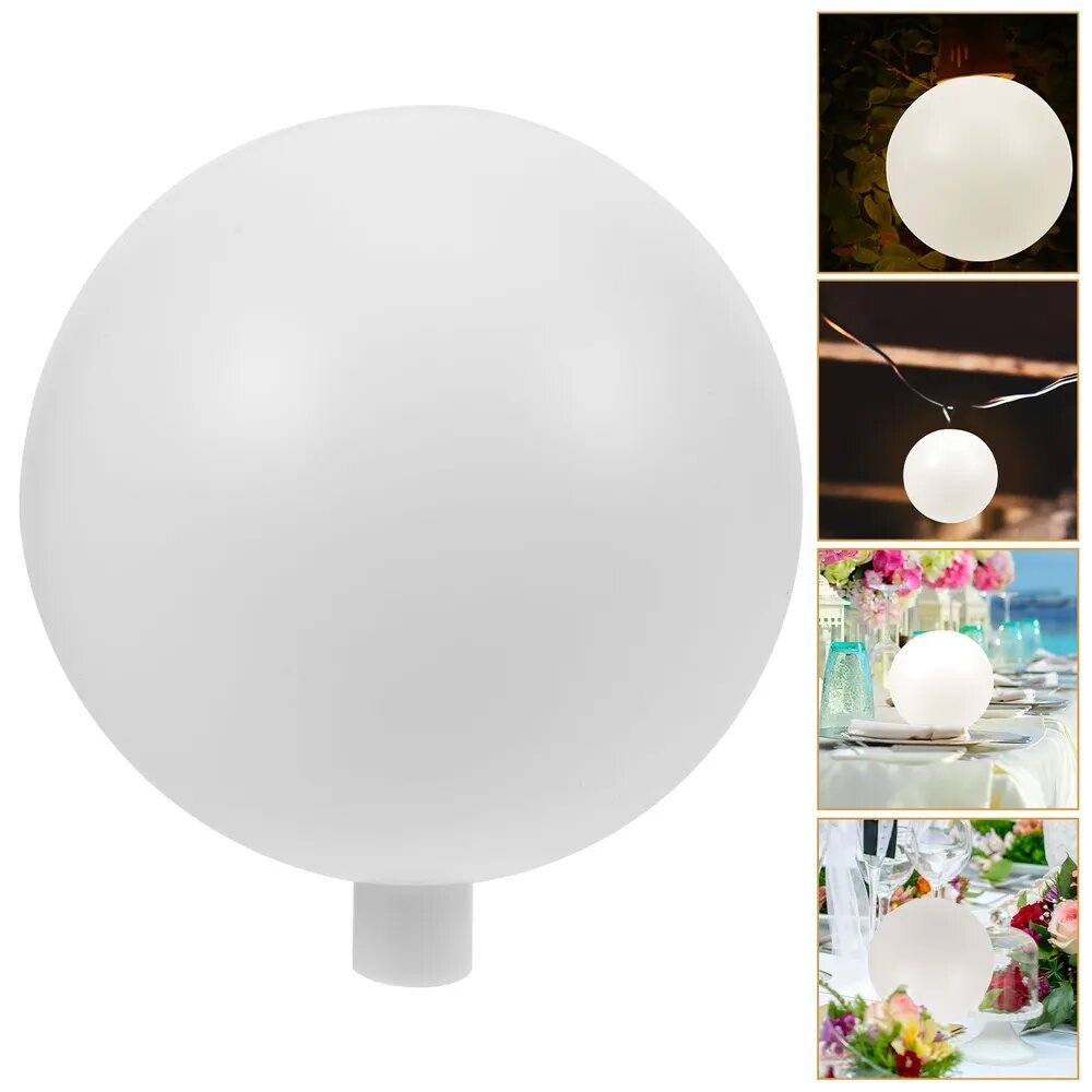 Плафон Из Пластика, 80Мм В Диаметре, Белый, Для Диффузии Света, Простой Дизайн, 1Шт