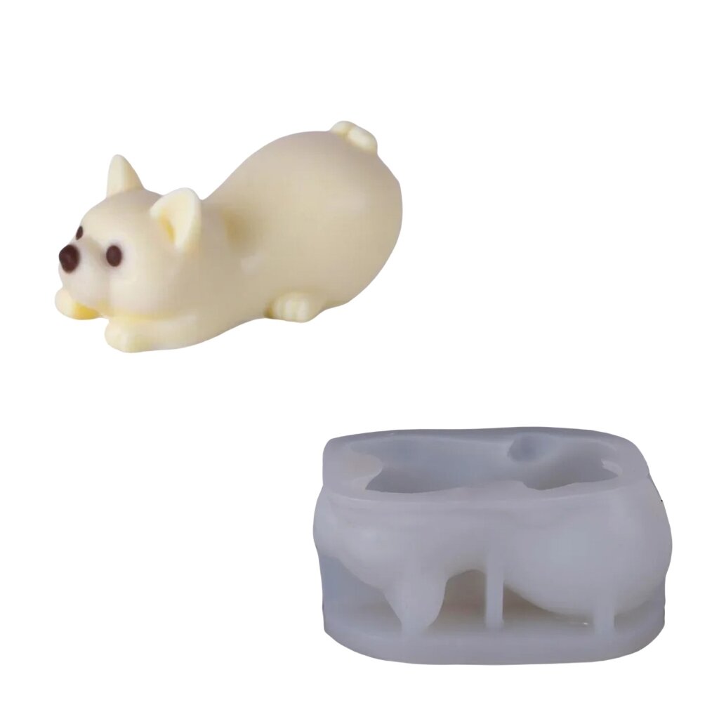 Набор Для Приготовления Мороженого, Конфет И Десертов Из Пищевого Силикона В Форме Собаки