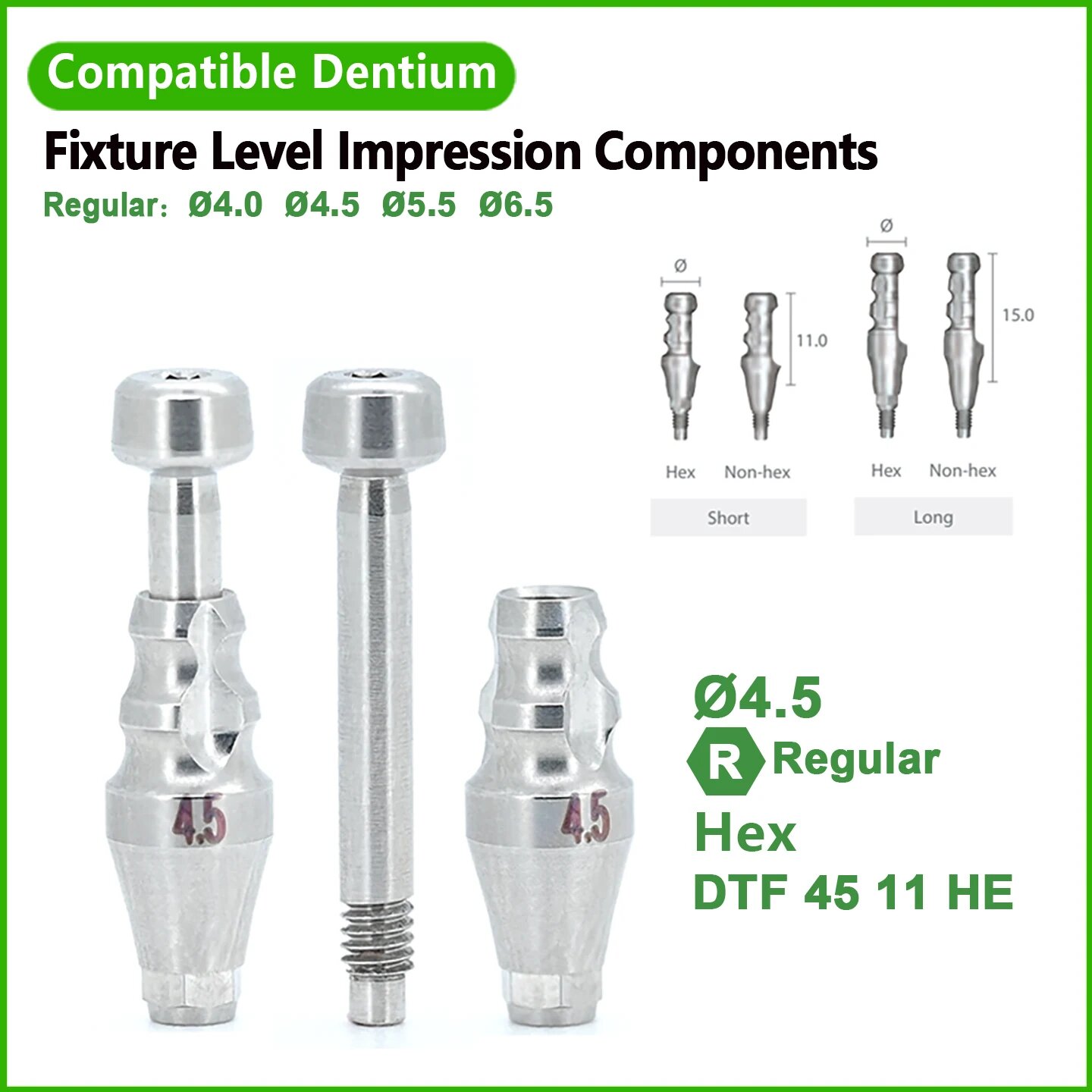 Закрытый лоток для переноса компонентов Dentium Super Line Impression Coping