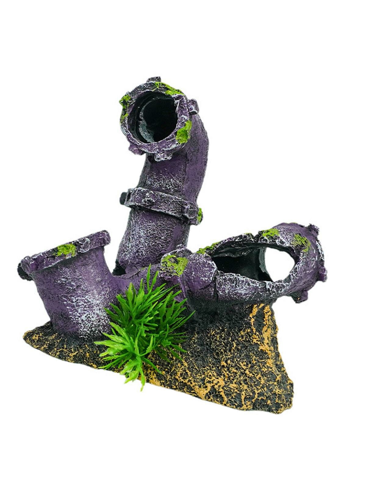 Смолы Водопровод Ветхие поделки Аквариумы Ландшафтные аквариумы для рыб Ландшафтный дизайн