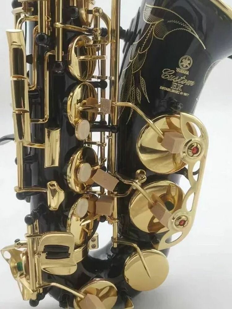 Альт-саксофон никелированный черный 875EX саксофон высокого качества музыкальный инструмент с чехлом все аксессуары