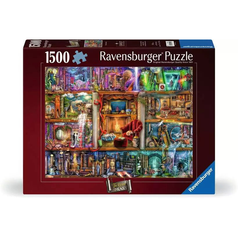 Пазл Ravensburger 1500 Великая библиотека, арт.00190, классический