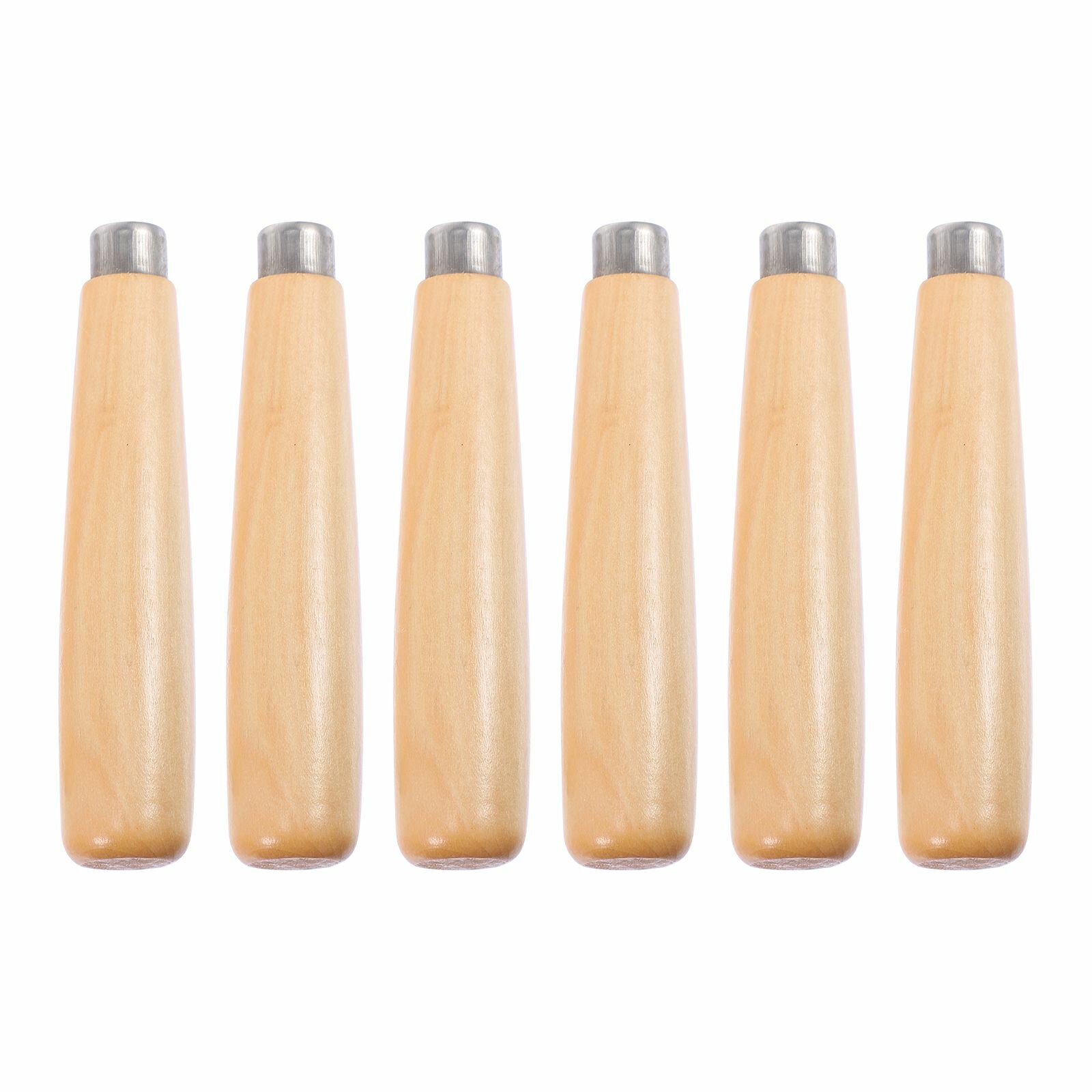 Прочные деревянные ручки для обработки материалов, практичные и долговечные, 6 штук, размер 9,00 1,80 1,80 см