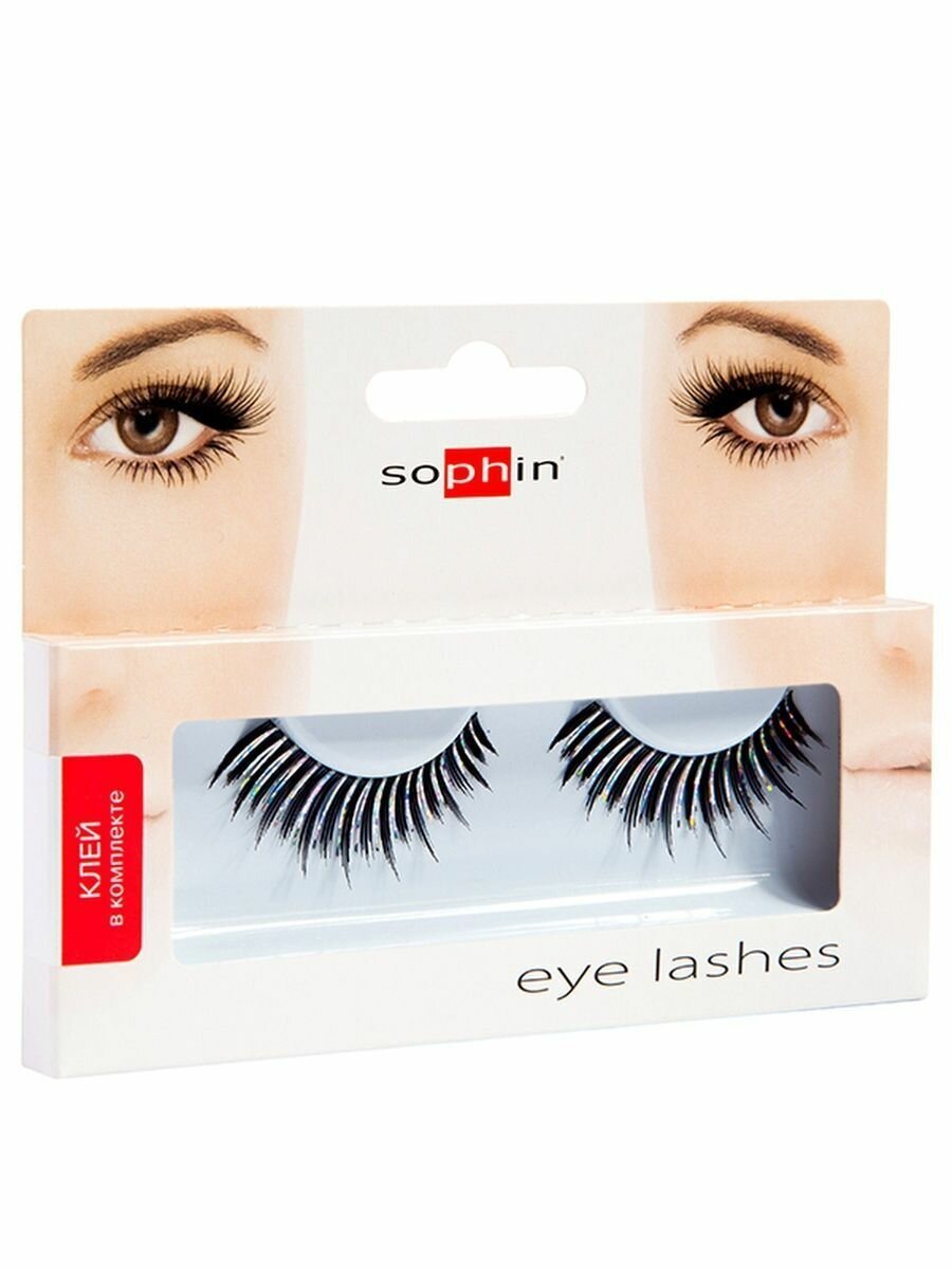 Накладные ресницы "Карнавал" голографика