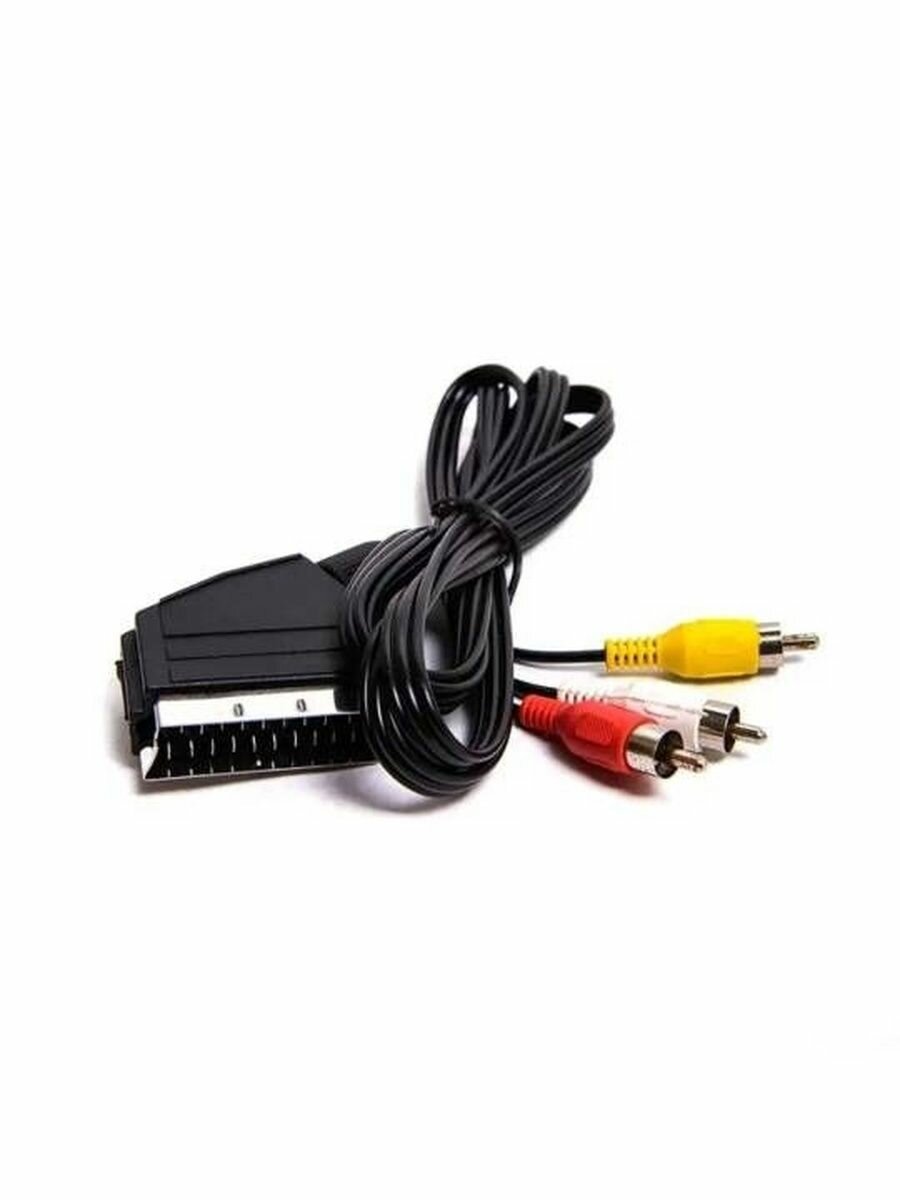 Кабель SCART x 3RCA -1м.