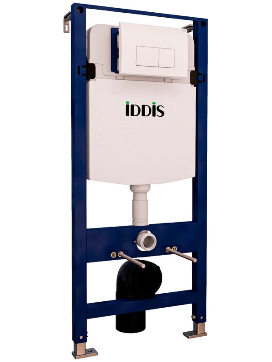 Система инсталляции для унитазов IDDIS Optima Home OPH0000i32K с кнопкой смыва, белая, механическое, 50×40×30 см