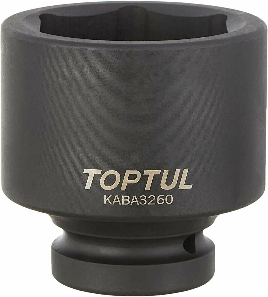 Головка торцевая ударная шестигранная 1" 70 мм для гайковерта KABA3270 TOPTUL
