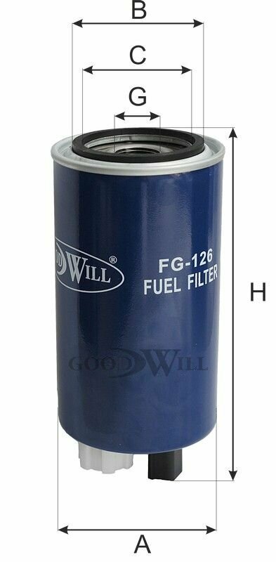 Фильтр топливный КАМАЗ кавз ПАЗ с дв. CUMMINS GOODWILL FG 126