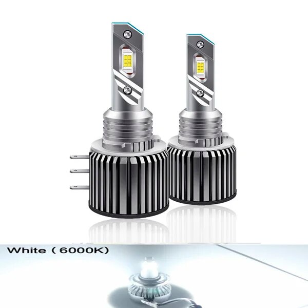 2 шт. LED H15 6000K, 120W, Canbus, для VW, Audi, BMW
